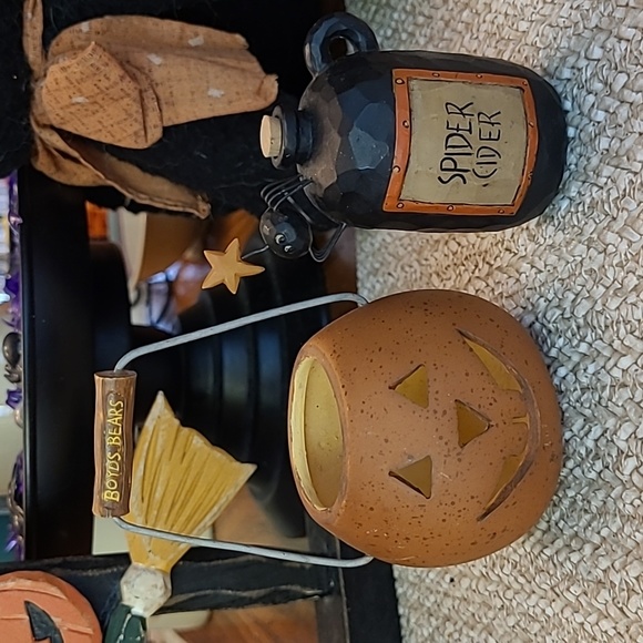 Boyds Bears | Holiday | Boyds Bears Jack O Lantern And Spider Cider Jug ...